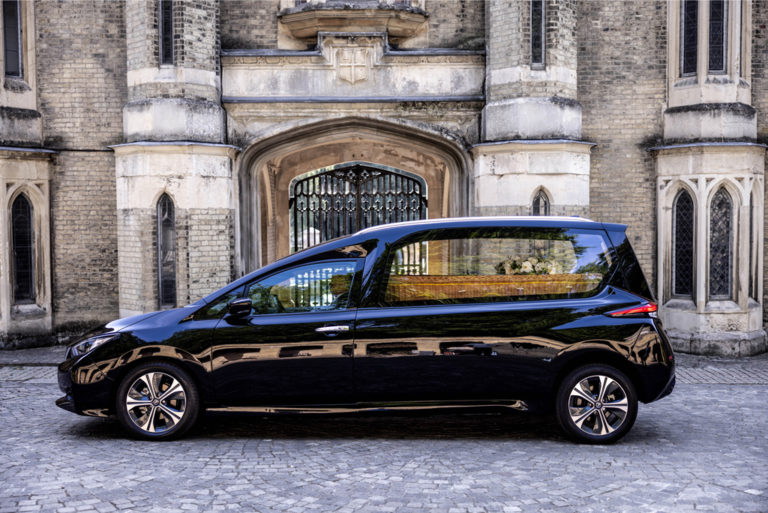 Our latest new Electric Hearse has joined our fleet! | Levertons