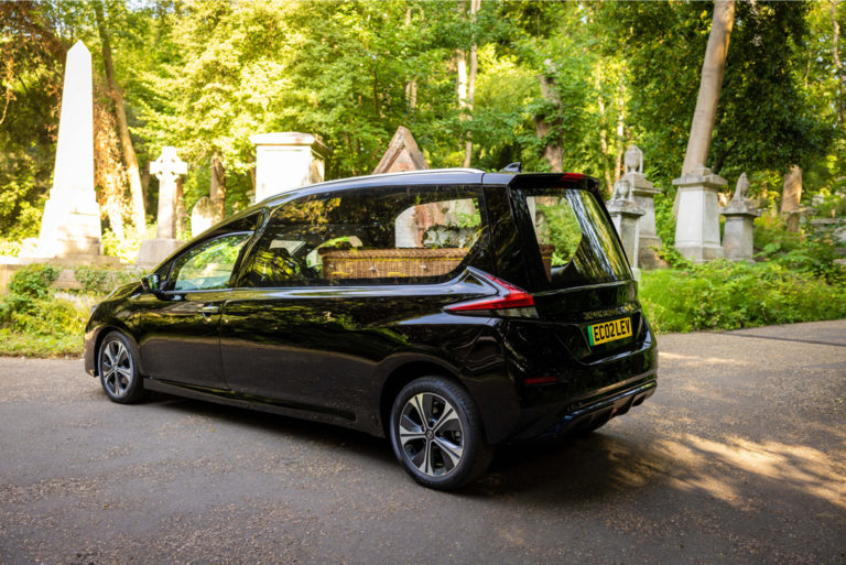 Our latest new Electric Hearse has joined our fleet! | Levertons